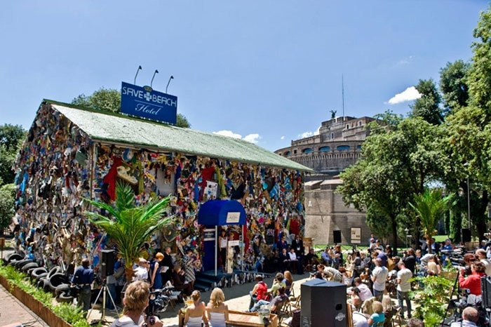 Rome Builds a Hotel From Beach Trash | Amusing Planet